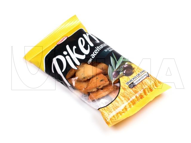 Packaging of bread snack with different flavor in pillow pack and BOPP ...