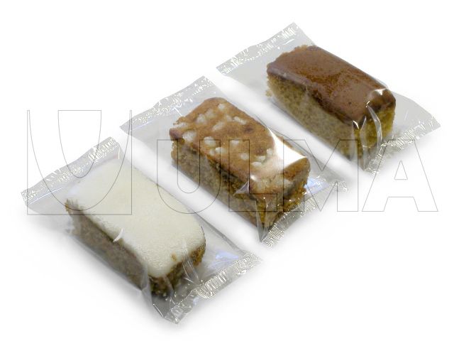 Cacke bars packaging in flow pack wrapper (HFFS) — ULMA Packaging