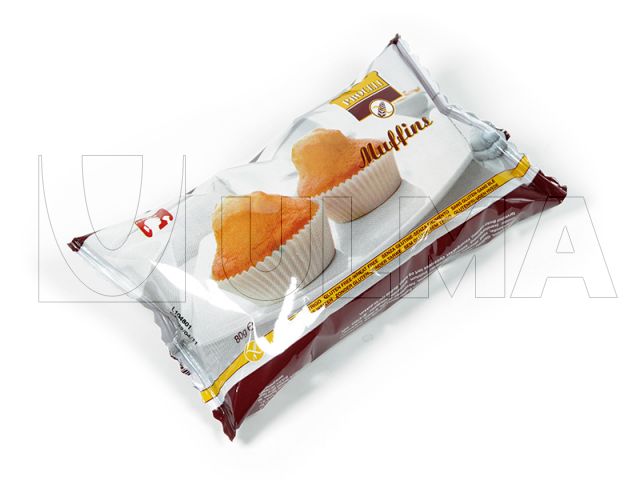 Muffins packaging in flow pack (hffs) with modified atmosphere (MAP ...