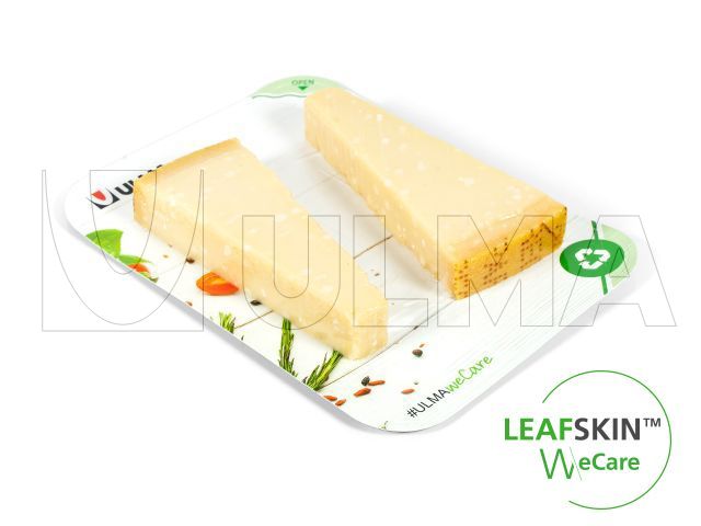 Parmigiano-Reggiano cheese packaging in LeafSkin(TM) traysealing ...