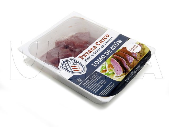 Fresh Tuna slices in traysealing — ULMA Packaging