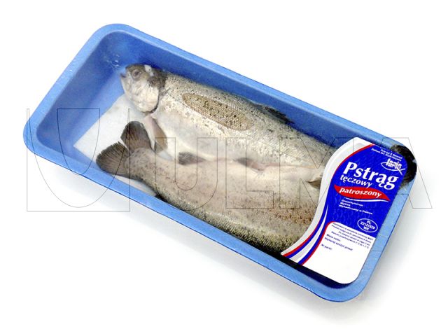 Fresh whole fish packaging in flow pack (hffs) with shrink barrier film ...