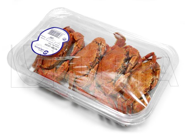Frozen crab packaging in traysealing — ULMA Packaging