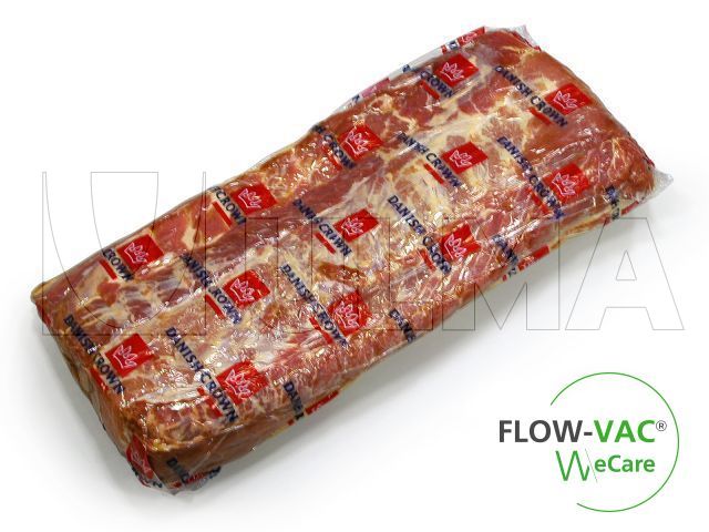 Beef cuts vacuum packaging in flow pack wrapper (HFFS) in a bag. — ULMA ...