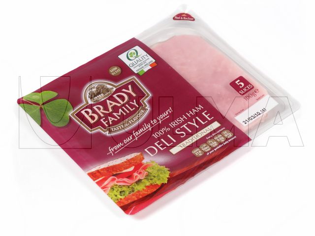 Sliced ham MAP packing in thermoforming in rigid film — ULMA Packaging