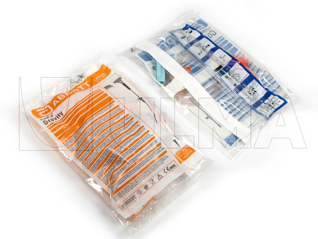 Medical ware tight packaging in flow pack wrapper (HFFS) ready for ...
