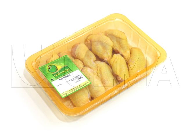 Chicken wings packaging in traysealing — ULMA Packaging