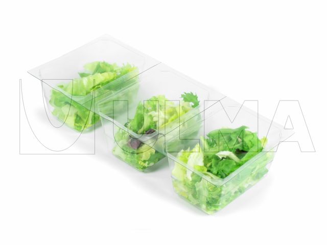 Lettuce tray packaging in traysealing — ULMA Packaging