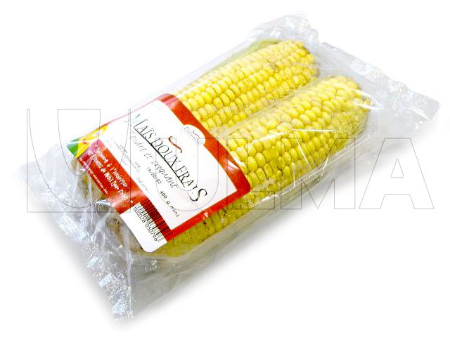 Sweetcorn cob packaging in flow pack wrapper (HFFS) — ULMA Packaging