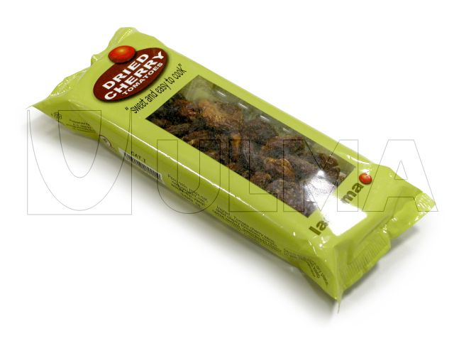 Dried cherry tomates in tray packaging in flow pack wrapper — ULMA ...