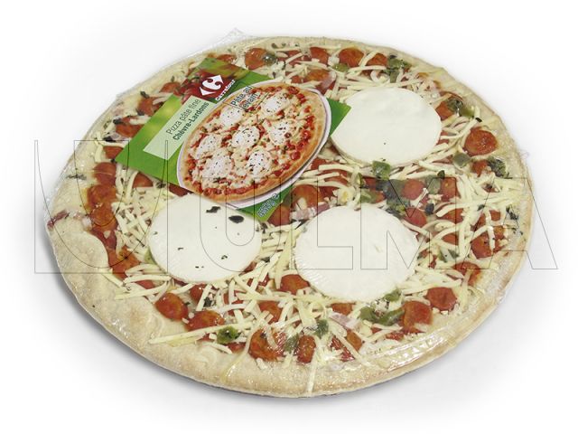 Fresh pizza packaging in flow pack (hffs) with shrink film — ULMA Packaging